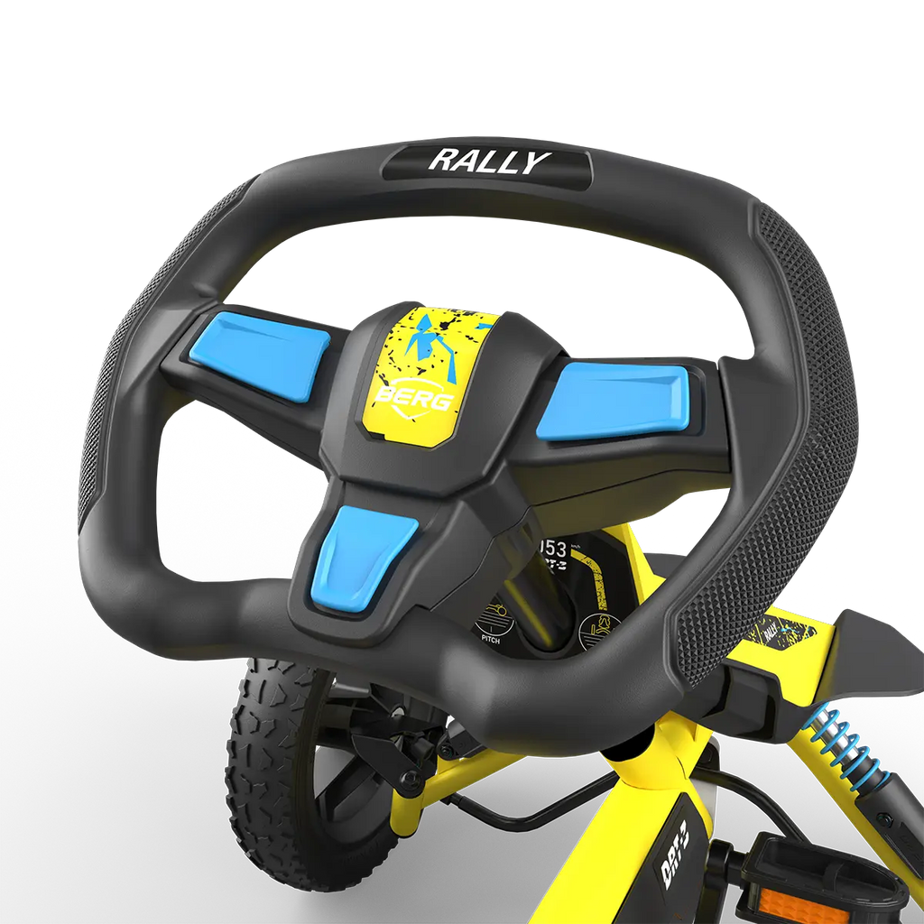 BERG Rally DRT Yellow 3 Gears Go-Kart – Tikes Bikes