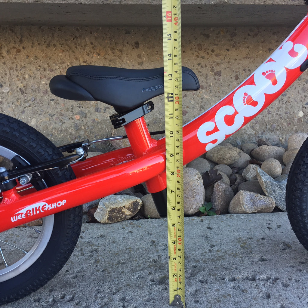 WeeDropper™ Seat Lowering Kit for Scoot Balance Bikes – Tikes Bikes