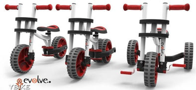 YBIKE Evolve 3-in-1 Tricycle - Balance Bike – Tikes Bikes
