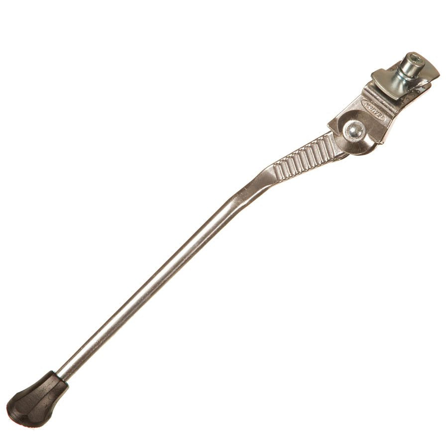 EVO Kick Stand Silver 285mm with Rubber Boot – Tikes Bikes